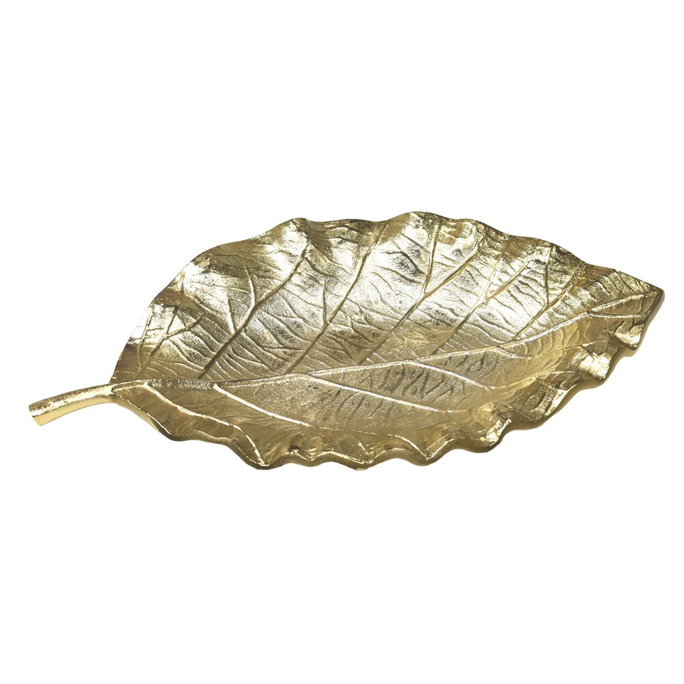 Handmade Decorative Gold Color Coated Aluminium Tray 7.08 x 3.74 x 0.78 ...