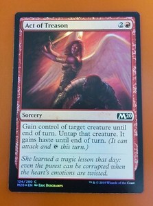 1x Act of Treason | FOIL | M20 Core Set 2020 | MTG Magic Cards | eBay