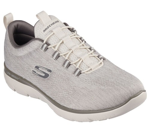 Man Skechers Summits Louvin Slip-On shoe 232186 Color Taupe Brand New ...