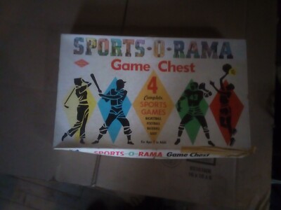 Sports O Rama Game Chest Vintage Football Board Game 1965 | eBay
