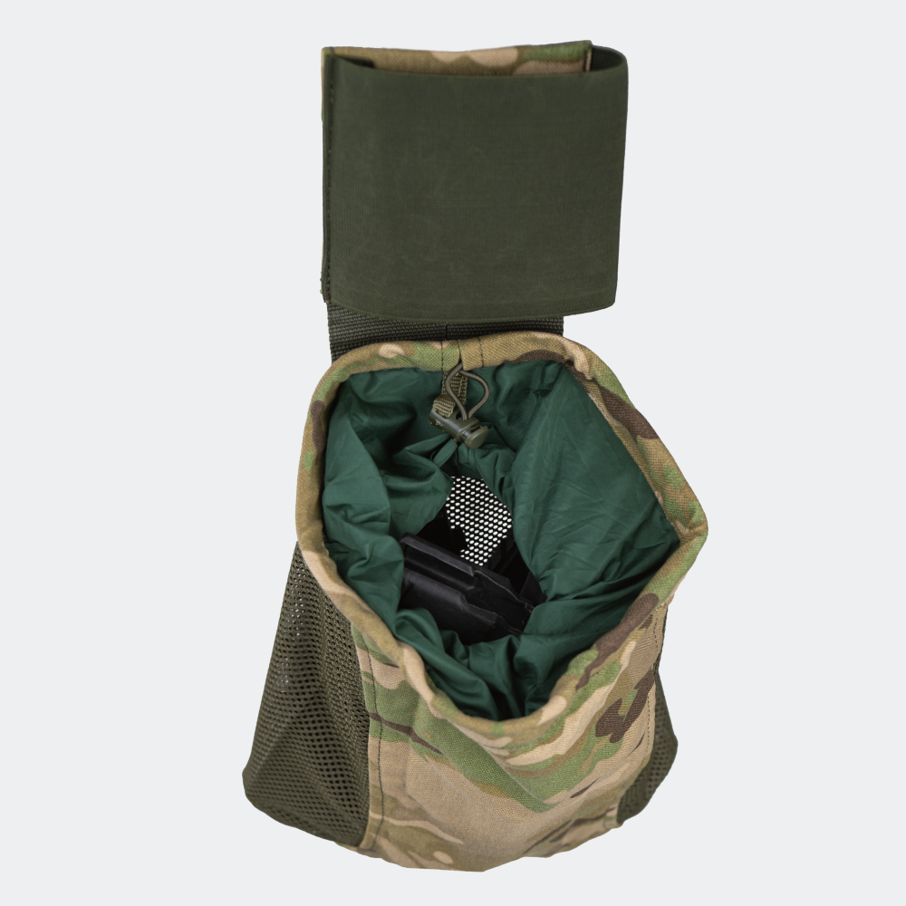Tactical MOLLE Dump Pouch – Foldable Drawstring Magazine Bag | Multicam ...