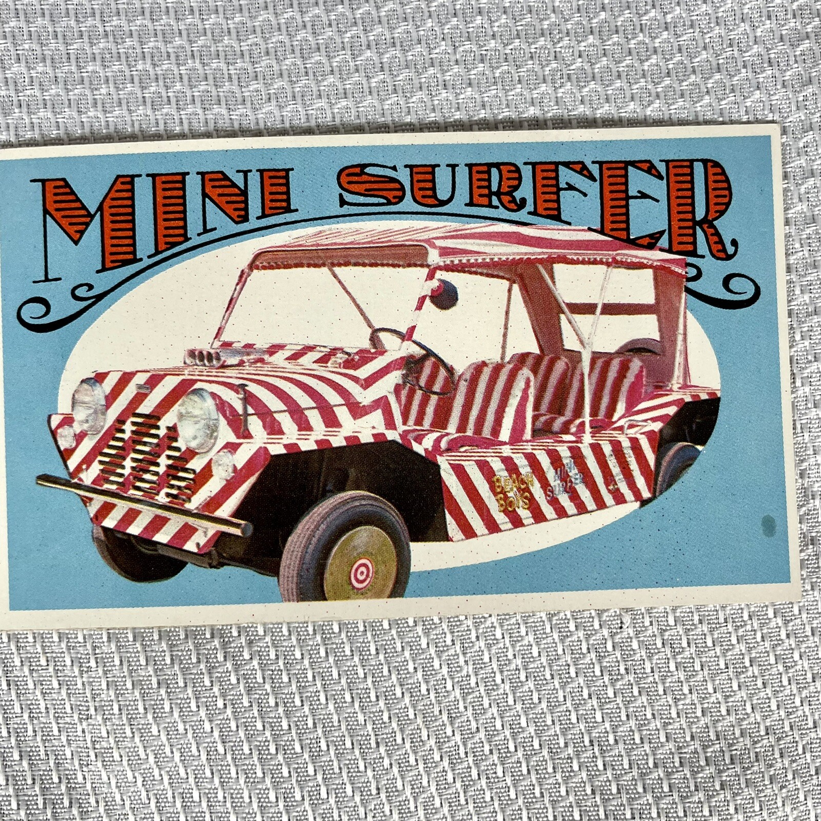 1970 WAY OUT WHEELS Mini Surfer George Barris #25 Beach Boys Record Car ...