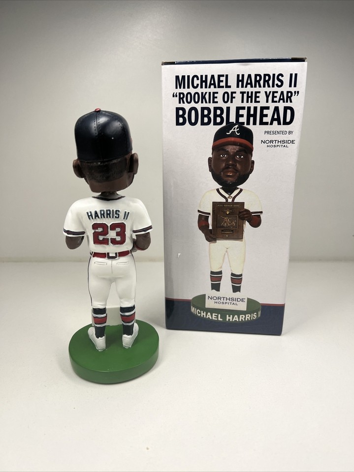 Michael Harris II ROY Bobblehead Atlanta Braves SGA 2023 8/22/2023 New ...