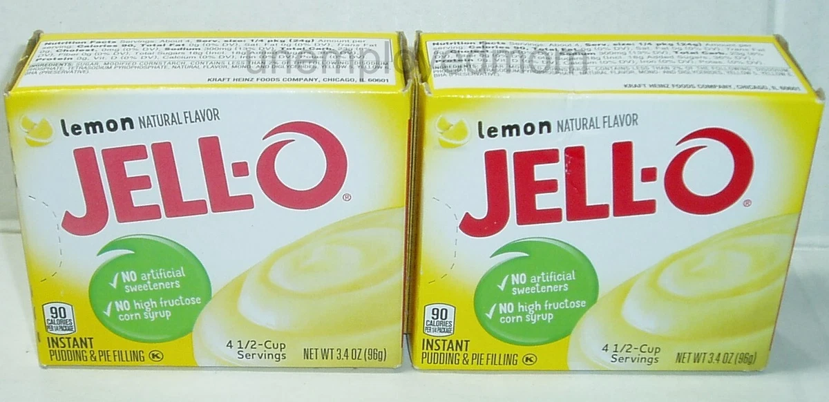 Jello Pudding Box