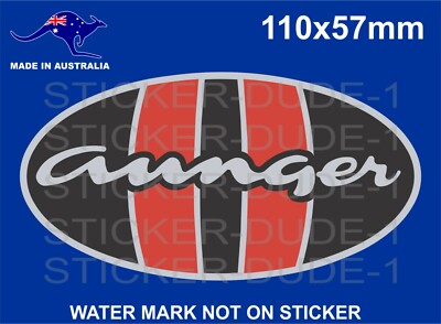 AUNGER MAG WHEELS STICKER FOR TOOLBOX MANCAVE BEER FRIDGE FORD HOLDEN ...
