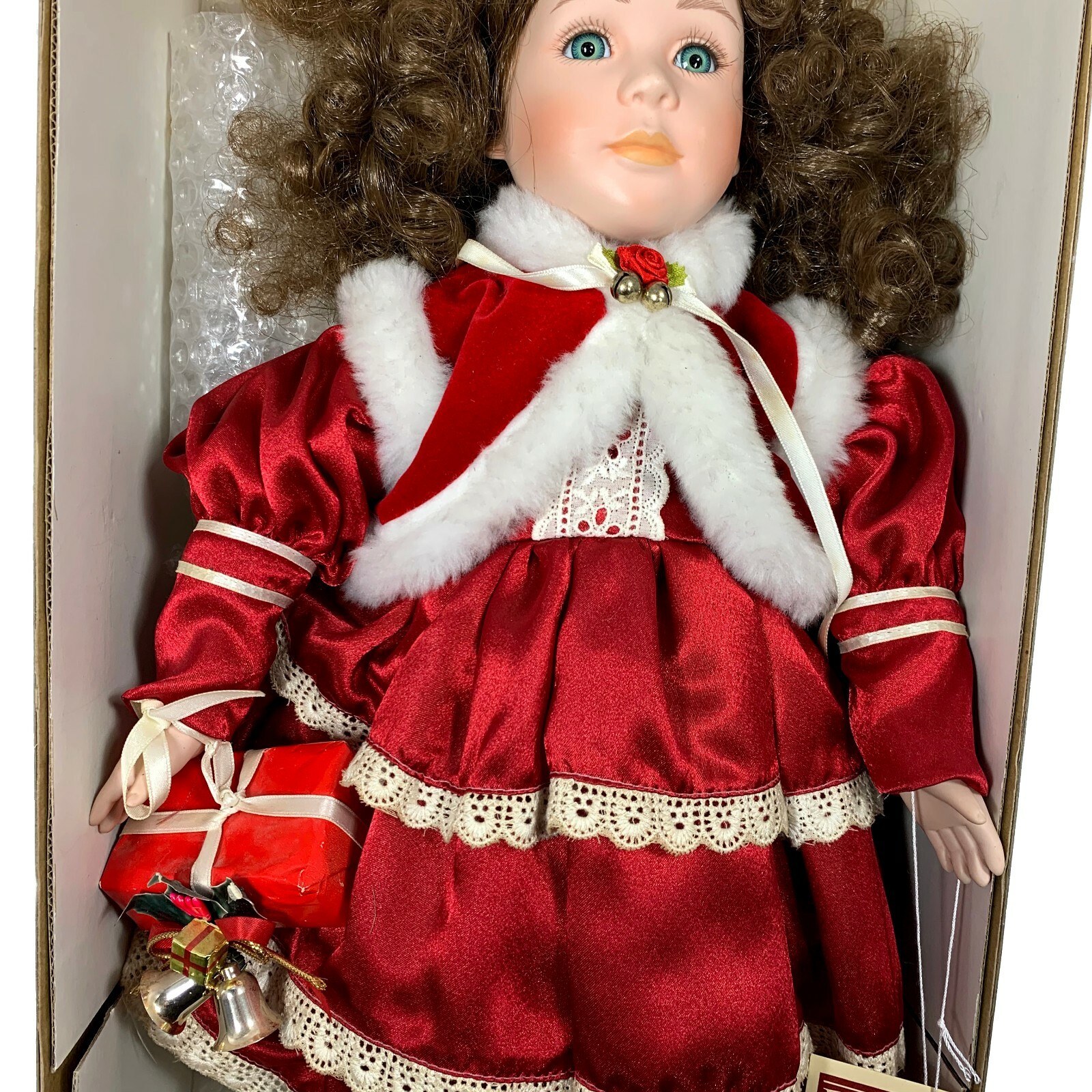Dynasty Vintage Bisque Doll Musical Angelique Christmas 18" Anna ...