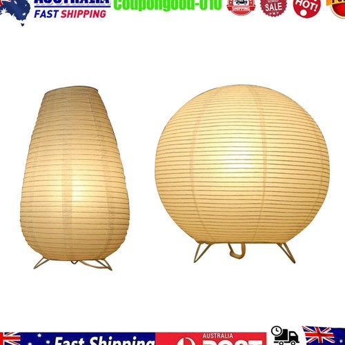 Japanese Style Paper Desk Lamp Nordic Bedroom Home Decoration Beside ...