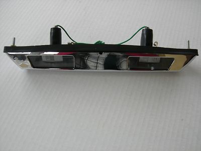 TRIUMPH TR6 LICENSE PLATE LAMP ASSEMBLY CHROME NUMBER PLATE LAMP 69 ...