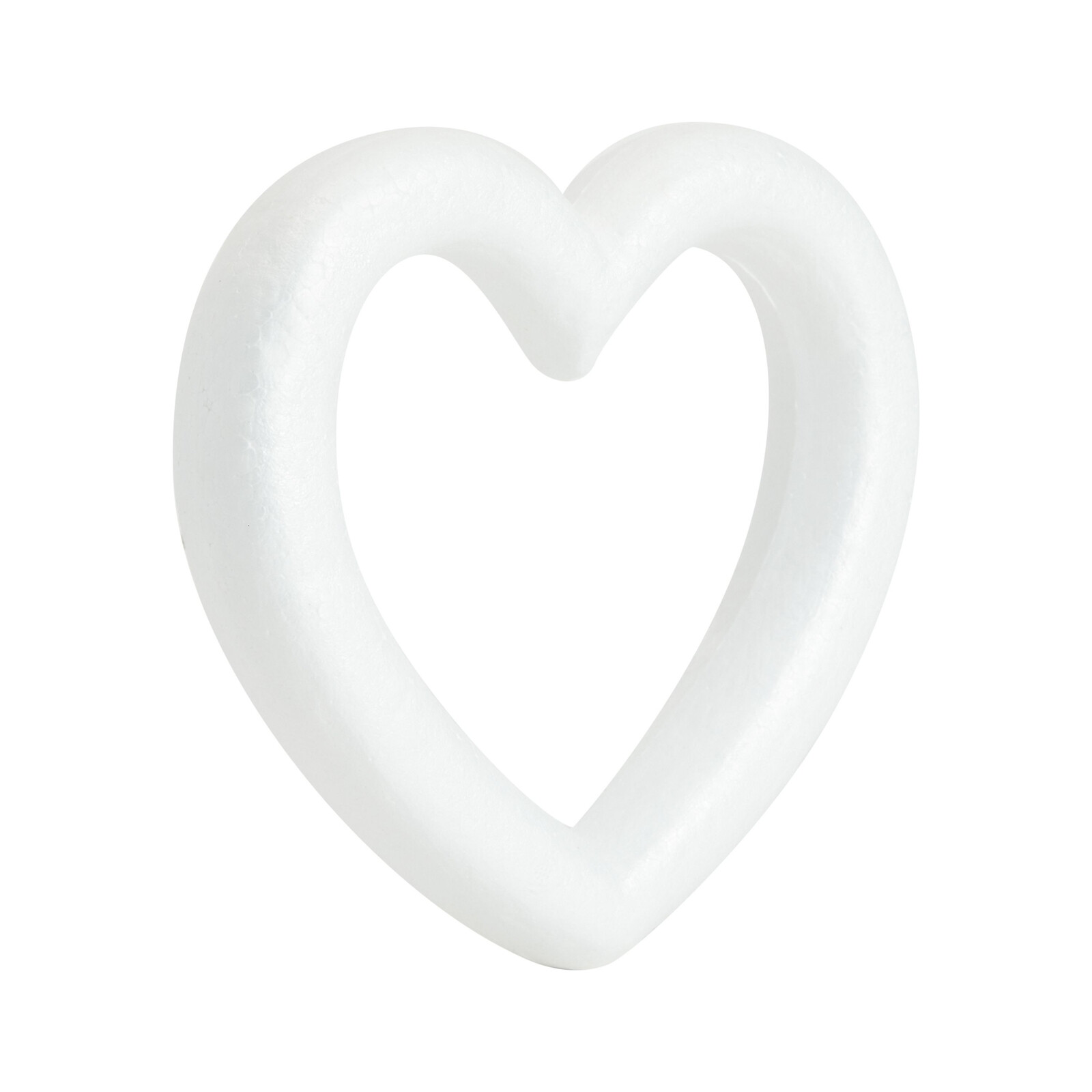 Juvale White Foam Heart Wreath Forms for Crafts DIY Hearts for Wedding ...