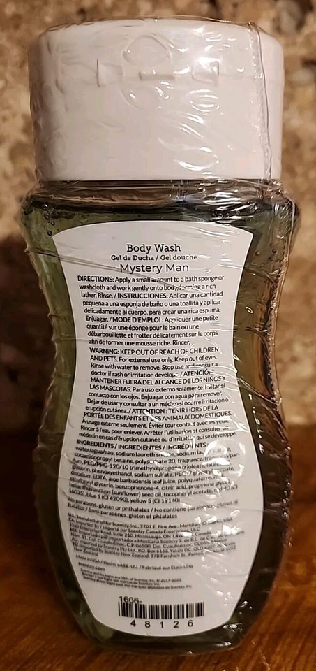 Scentsy Body - MYSTERY MAN Body Wash, White Cedar - 7.7 fl oz Bottle | eBay