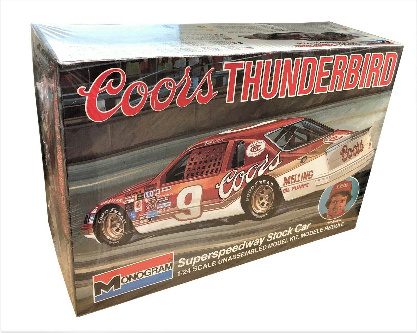 Monogram 2244 1/24 Scale Coors Thunderbird Superspeedway Stock Car ...