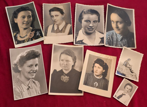 WOMEN OF THE THIRD REICH DRK NURSE BDM ++ COLOR! WWII WW2 German Photo ...