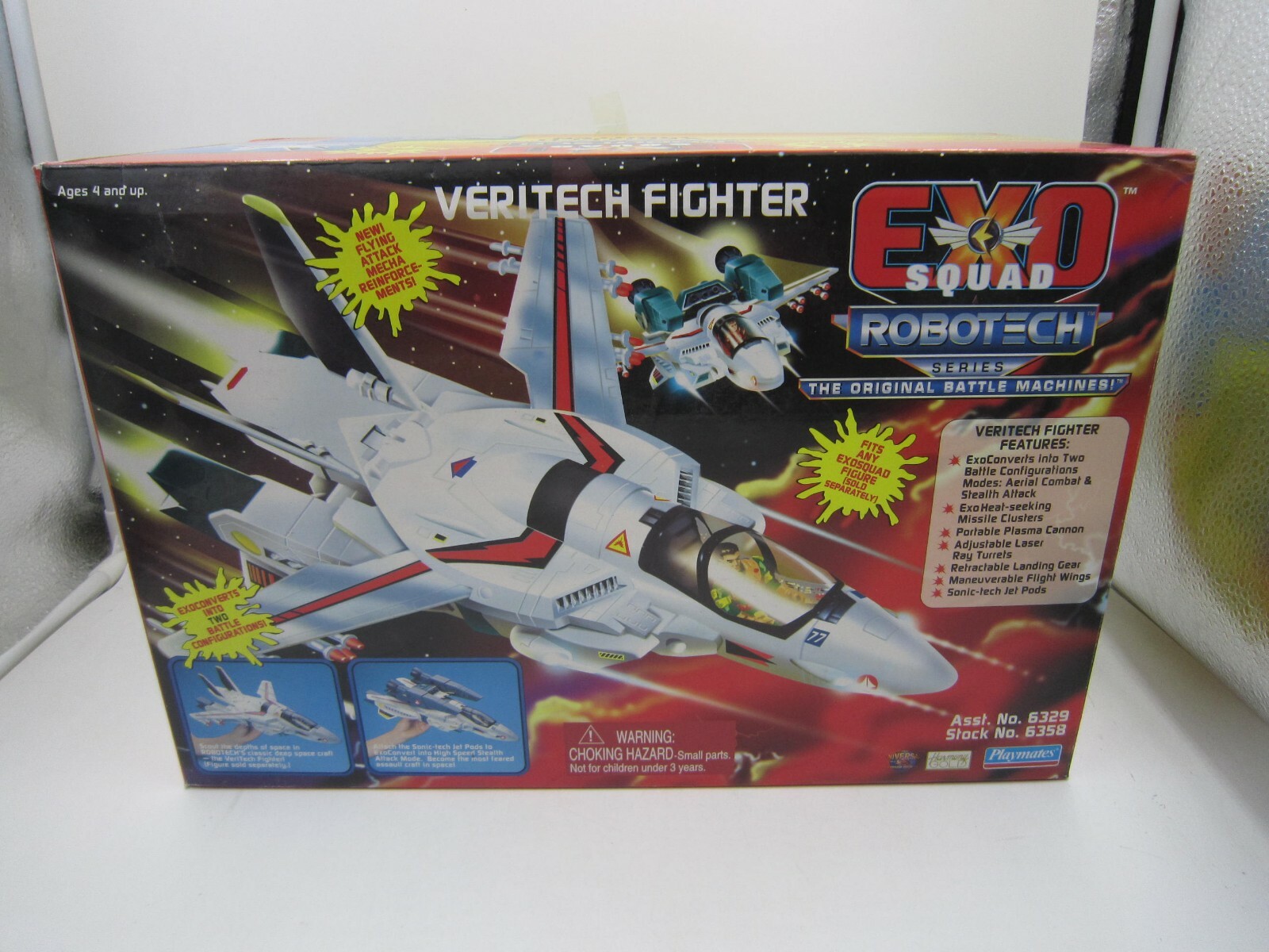 EXO Squad Robotech Series Veritech Fighter Playmates Harmony Gold ...