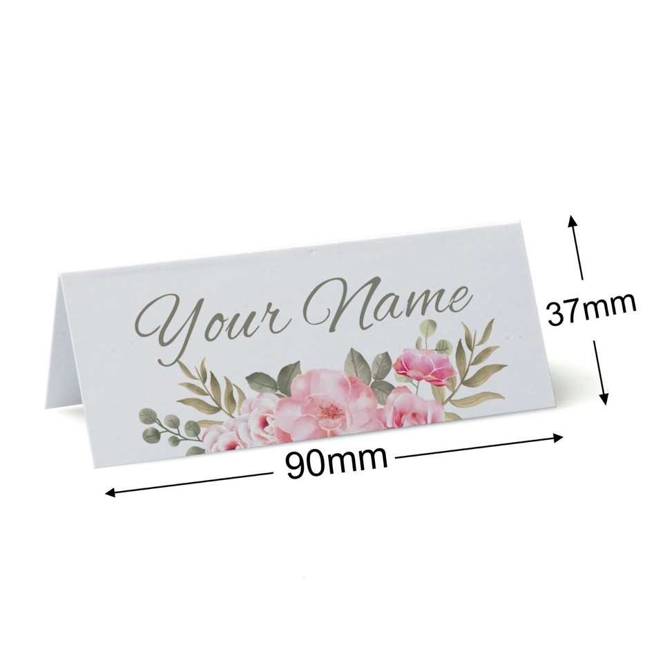 Personalised Place Cards, Table Name Cards for Weddings, Place Table ...