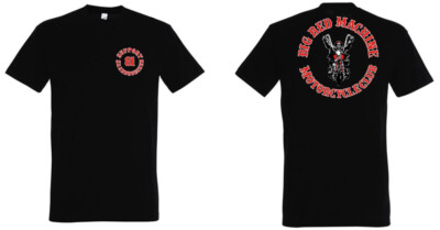 Hells Angels Support 81 T-Shirt Big Red Machine Motorcycle Club Black ...