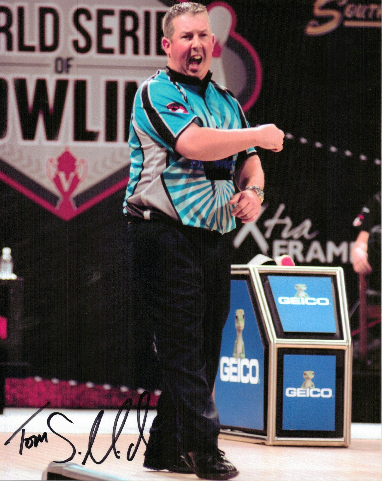 Tom Smallwood PBA Bowler Bowling Signed Autographed Glossy 8 x 10 Photo ...