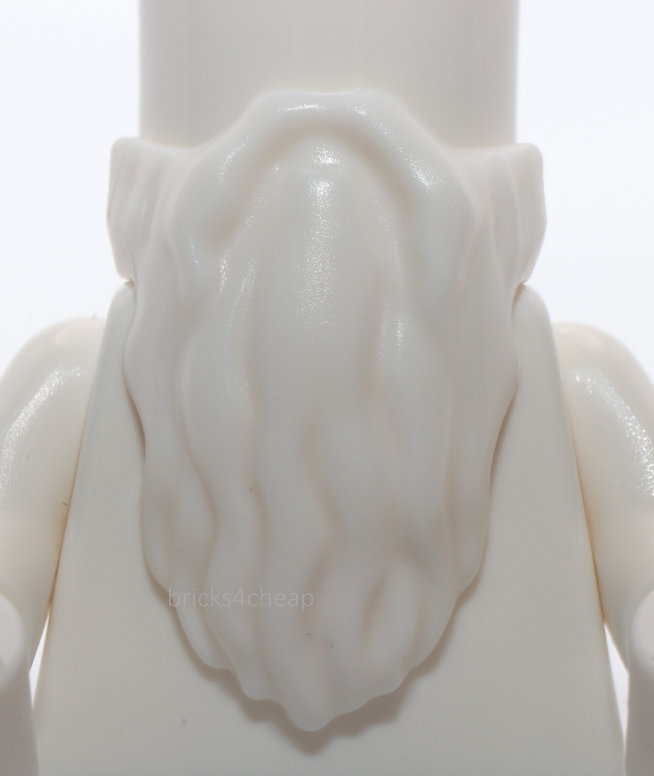 Lego White Minifig Beard Rounded End Mage | eBay