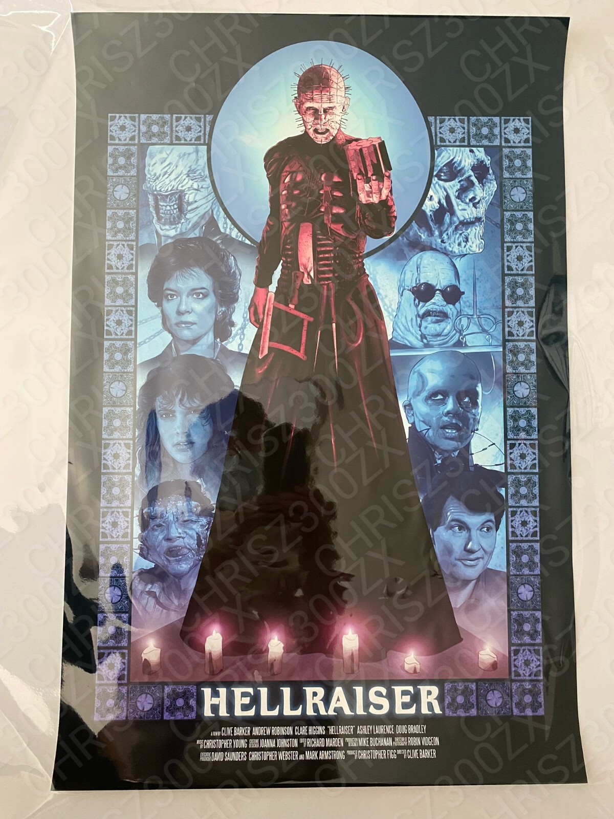 Hellraiser Clive Barker Mike McGee Movie Poster Giclee Print Art 16x24 Mondo | eBay