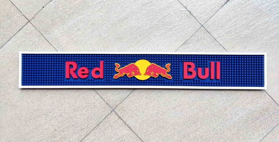 BU Red Bull Energy Rubber bar mats drip mat spill mat bar runner ...