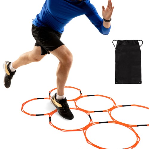 Octagonal Agility Rings,Speed Rings,Agility Footwork Training 6 Hurdle ...