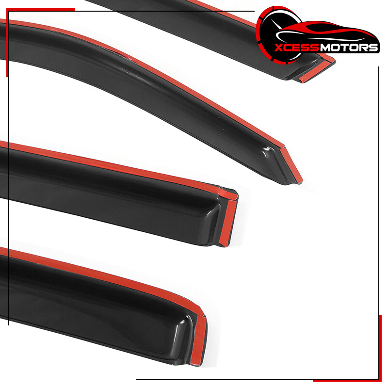 Fits 09-15 Honda Pilot Window Visor Acrylic Vent Sun Shade Rain Guards ...