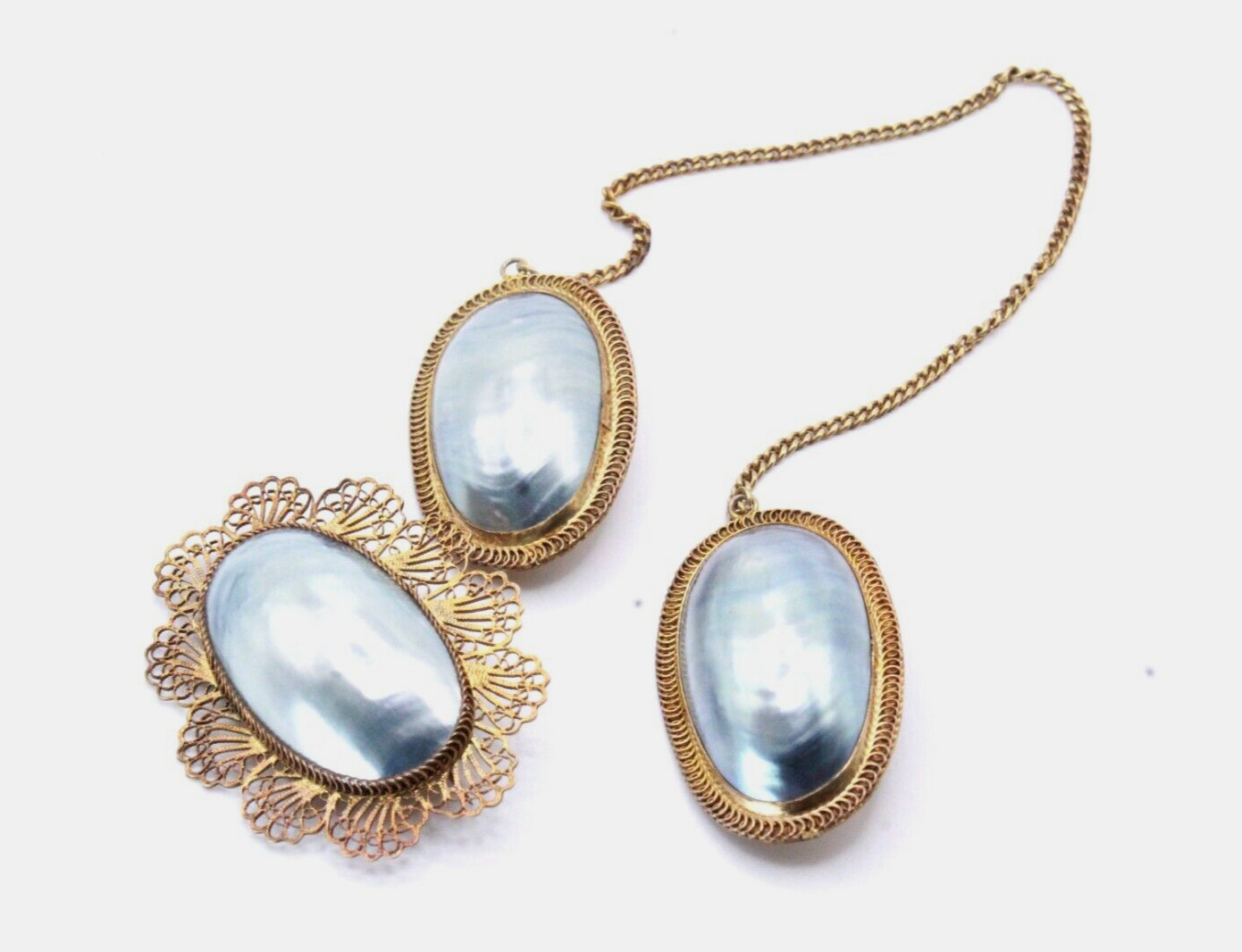 Antique 19th Century Cannetile Filigree Sterling Silv… - Gem