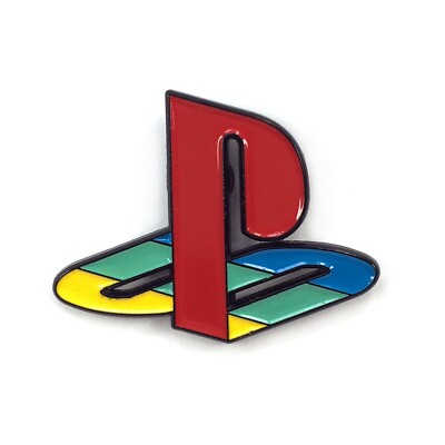 Playstation PS2 Gamer Video Game Enamel Pin Festival Hat and Lapel ...