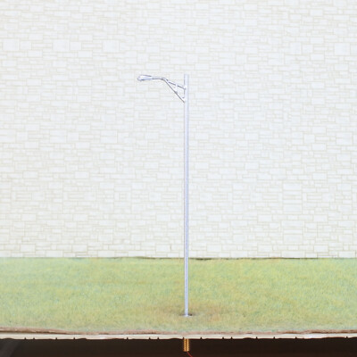 5 x HO scale LED street lights model train railroad station lamp posts ...