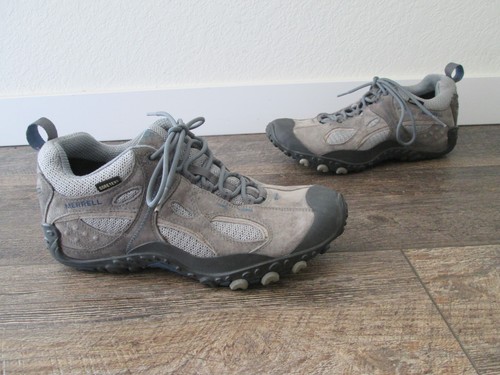 Merrell Chameleon Arc Wind GTX Hiking Shoes Womens 8.5 Pewter Trail ...