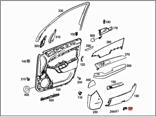 Genuine MERCEDES BBDC W242 C204 C253 S205 S212 Lamp 0028201901 | eBay