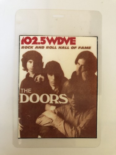 WDVE 102.5 FM Pittsburgh THE DOORS Rock N Roll Hall Of Fame Backstage ...