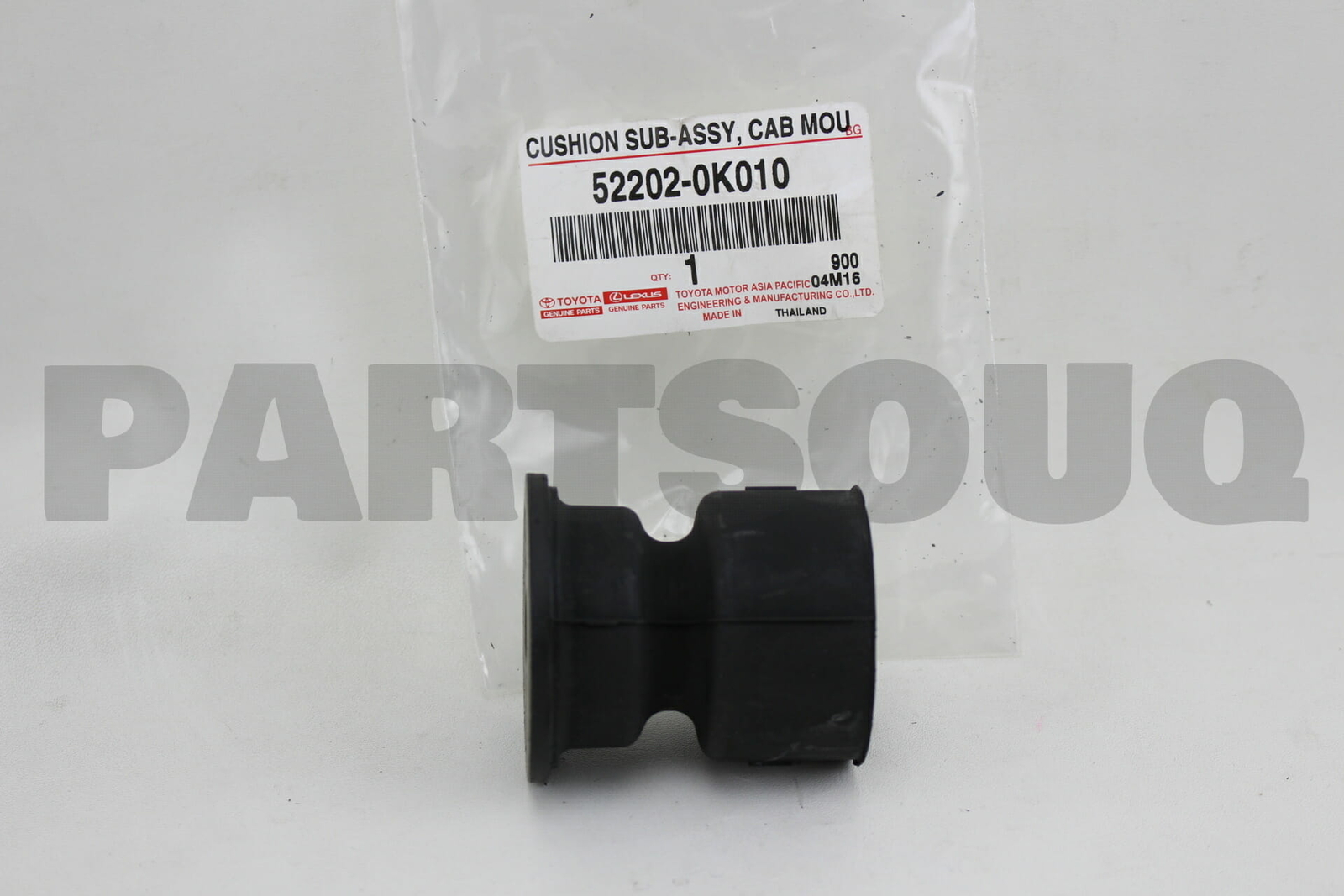 522020K010 Genuine Toyota CUSHIION SUB-ASSY, CAB MOUNTING, NO.1 LOWER ...