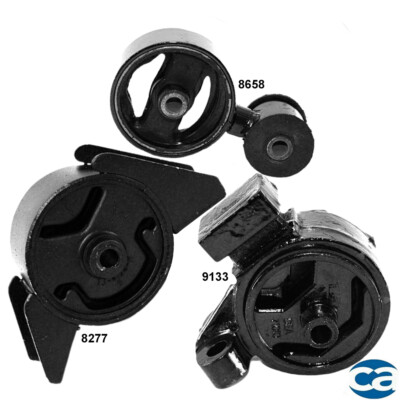 Right, Rear Engine Mounts & Rear Torque Strut Mount 3Pcs Set for Geo ...