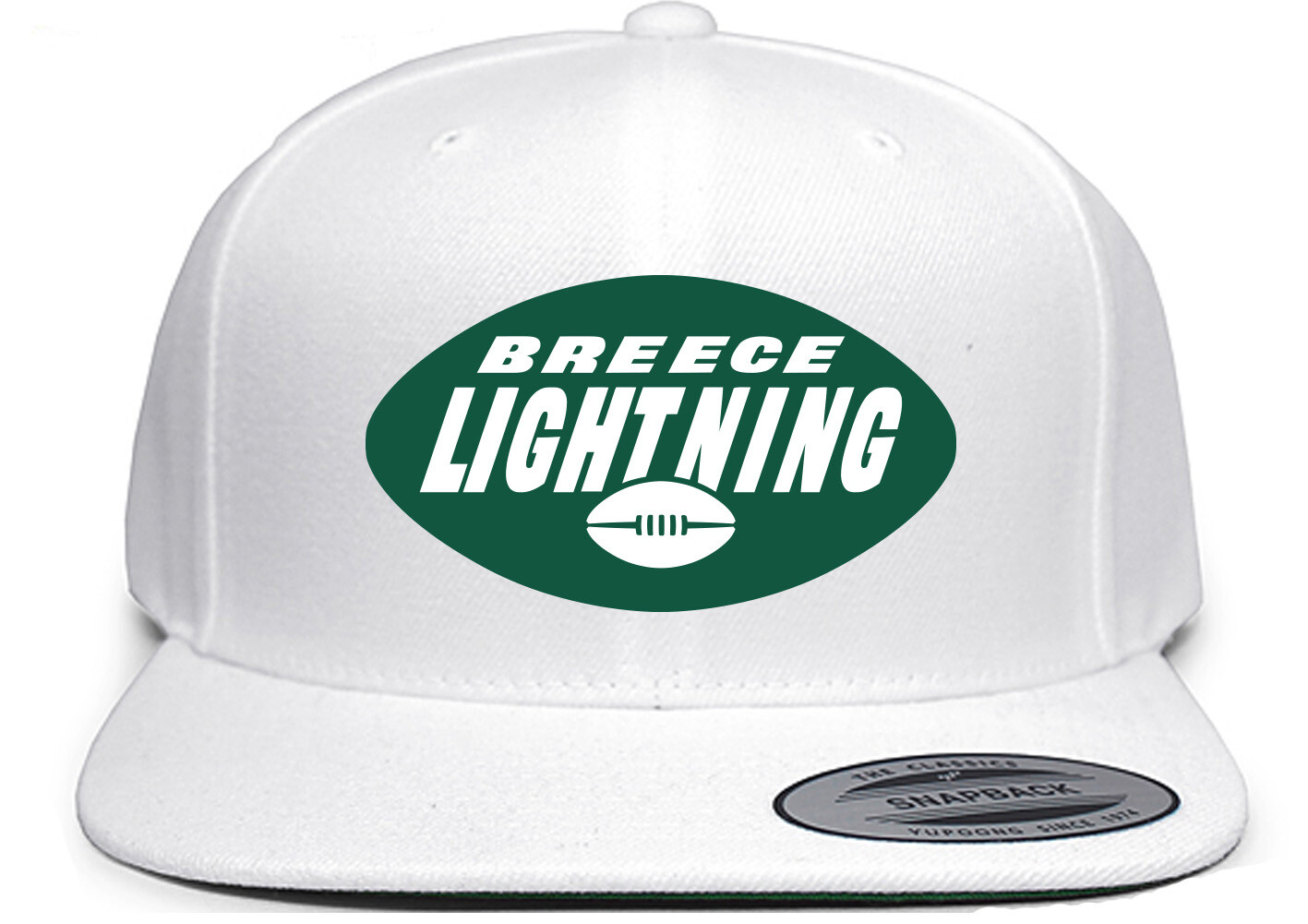 Breece Hall Breece Lightning Logo Snapback Hat | eBay