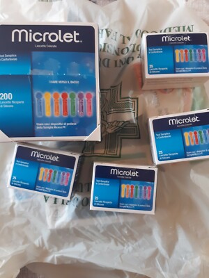 MICROLET LANCETTE PUNGIDITO PER LA MISURAZIONE DELLA GLICEMIA 300 PZ | eBay