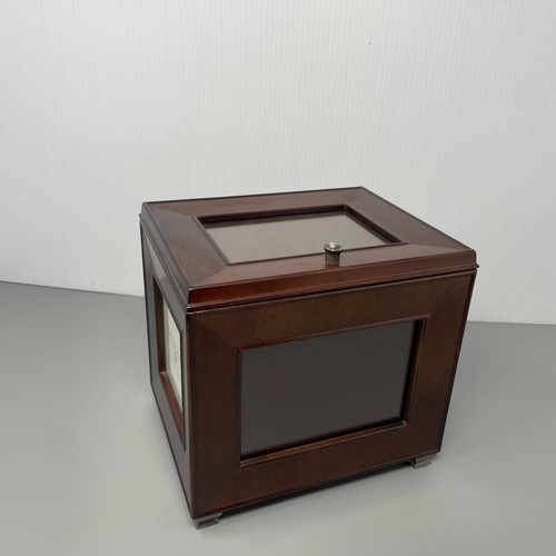 Vintage Bombay 2001 Photo Box Cube 4x6 Wooden Frame Keepsake Storage ...
