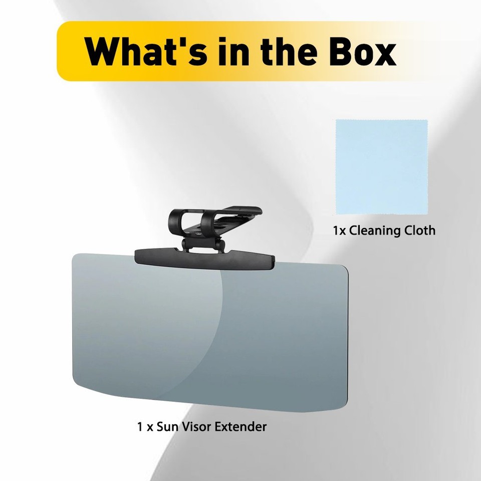 Universal Sun Visor With Polarized Glare Sun Glare For Driving Visor ...
