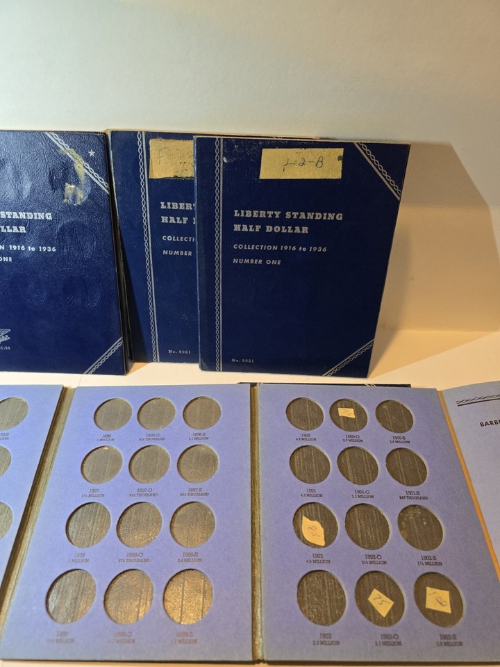 Whitman Coin Holders Albums Nice Empty Silver Dollars Halves | eBay