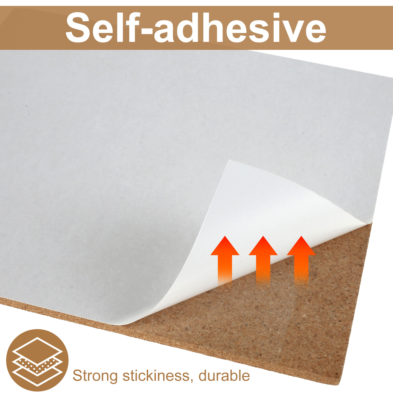 6Pcs Cork Board Rectangular Cork Bulletin Board with 50 Wall Nail🍯 | eBay