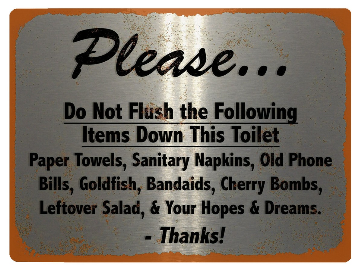 Funny Toilet Sign Do Not Use