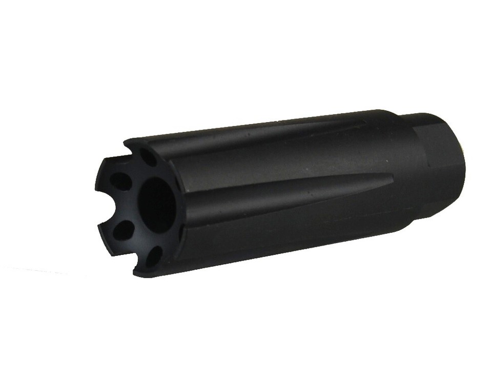 Al 7075 T6 Anodized Black 308 Linear Compensator Muzzle Brake 5/8x24 ...