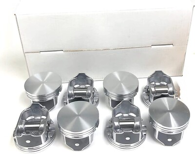 Silvolite Hypereutectic .030" Flat Top Pistons Set 8 for GM Chevy 6.0L ...