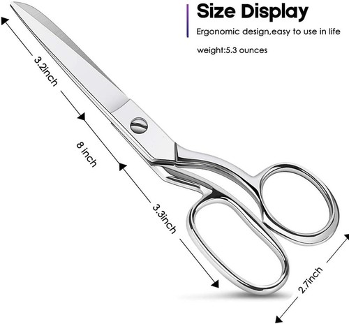 8" Tailor Upholstery Scissors Shears HEAVY DUTY - Stainless Steel | eBay
