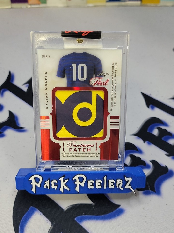 2021-22 LEAF PEARL MULTI-SPORT LIONEL MESSI KYLIAN MBAPPE DUAL PATCH ...