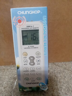 CHUNGHOP Universal AC Remote K-1028E 1000 codes | eBay