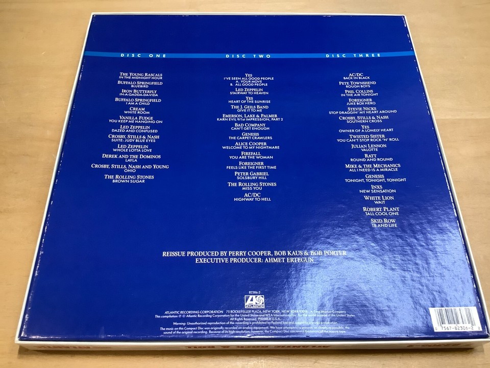 Atlantic Rock & Roll 3 CD Box Set Plus Booklet Atlantic 7 82306-2 Discs ...
