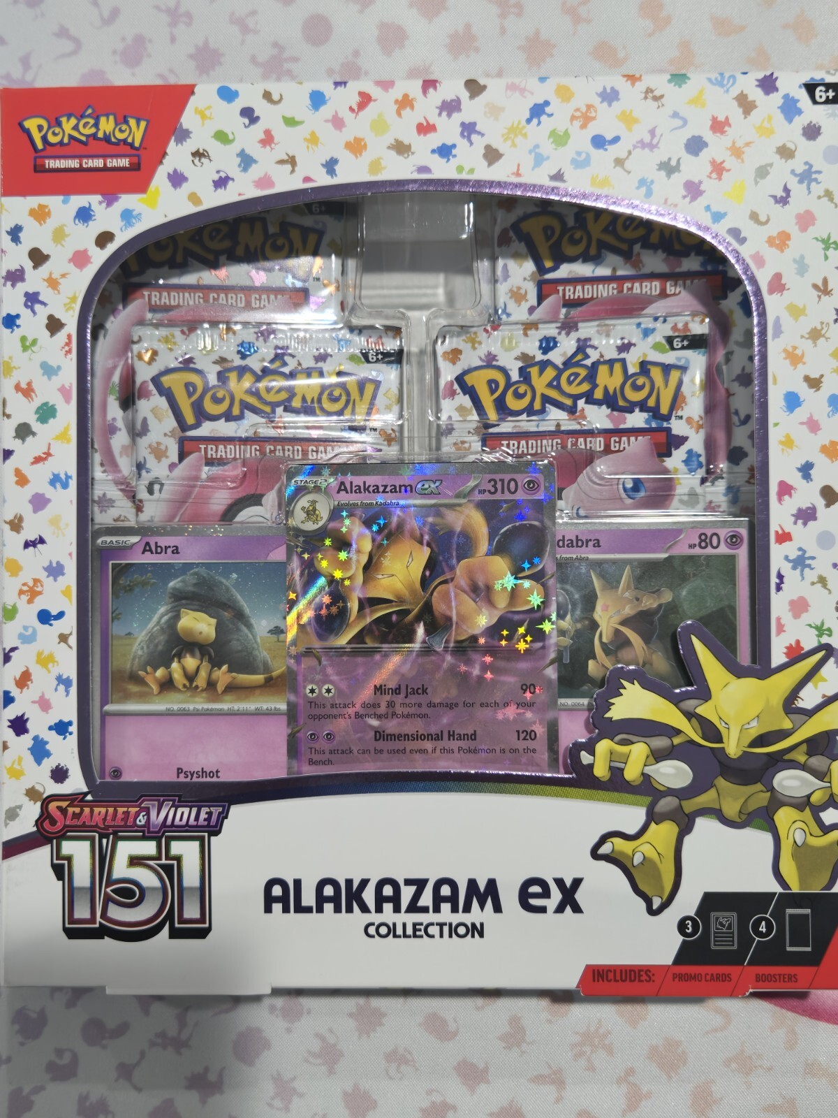 Pokémon TCG: Scarlet & Violet-151 Alakazam ex Collection Booster Box ...