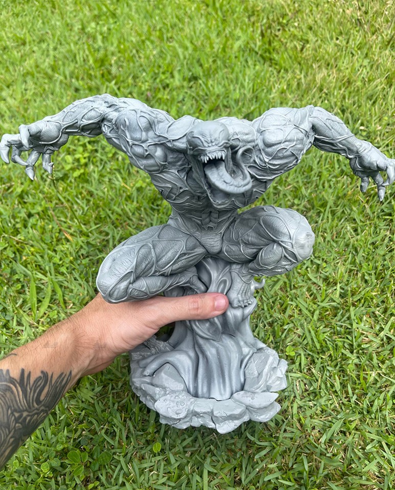 1/8 1/6 Venom 3D Printing GK Figure Model Kit Unpainted Unassembled ...