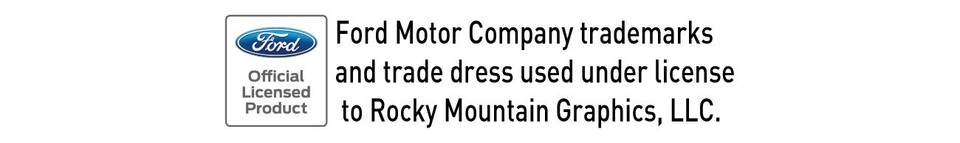 2024-2025 Ford Ranger Raptor Grille Letters w/ Outlines vinyl decals ...