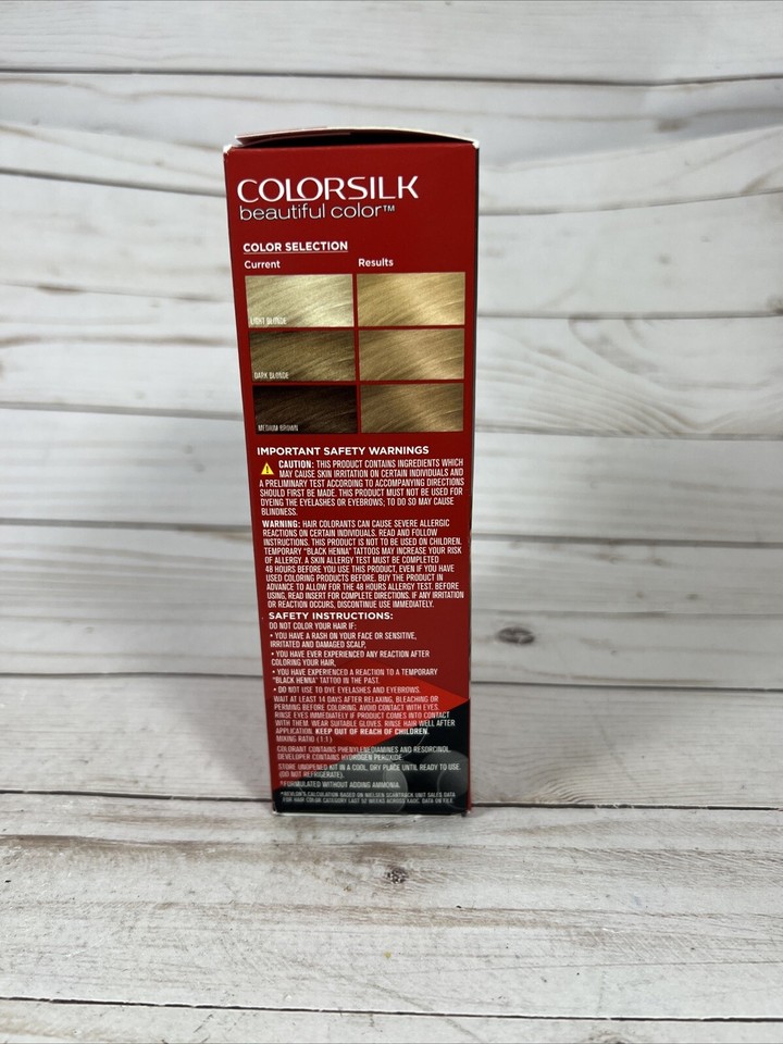 Revlon Colorsilk Golden Blonde #71 Permanent Hair Color Ammonia Free w ...